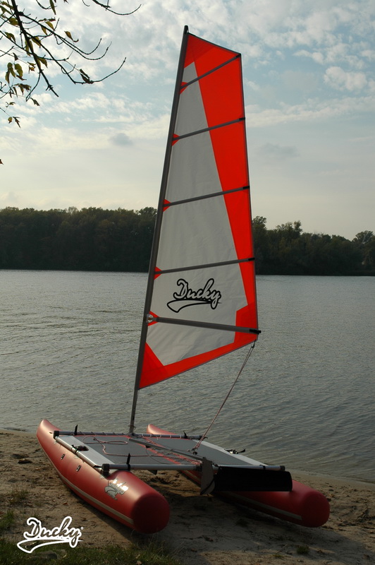 Inflatable sailing catamaran Ducky-13